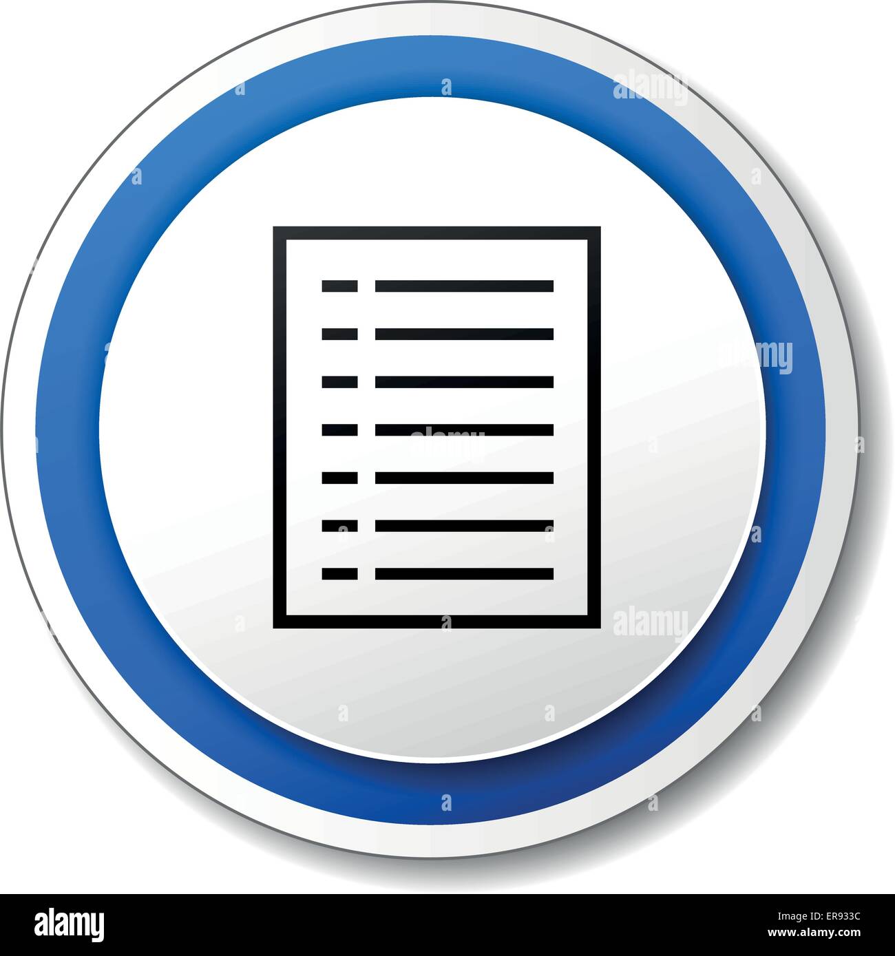 Logo symbole rond bleu blanc Banque d'images vectorielles - Page 2 - Alamy