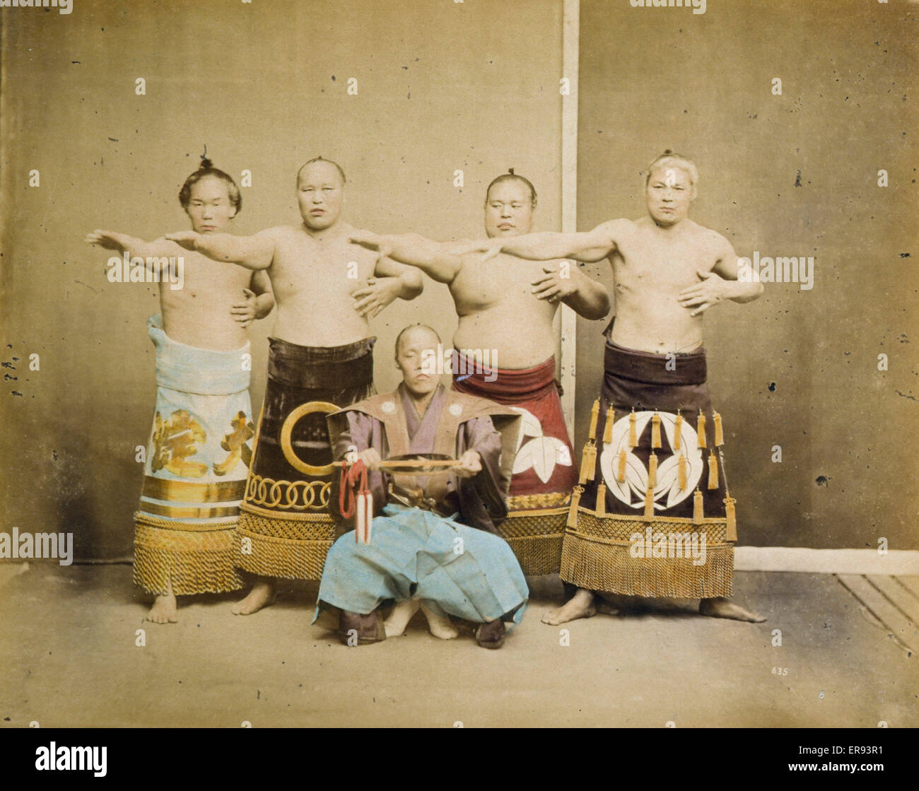 Lutteurs de sumo Banque de photographies et d’images à haute résolution ...