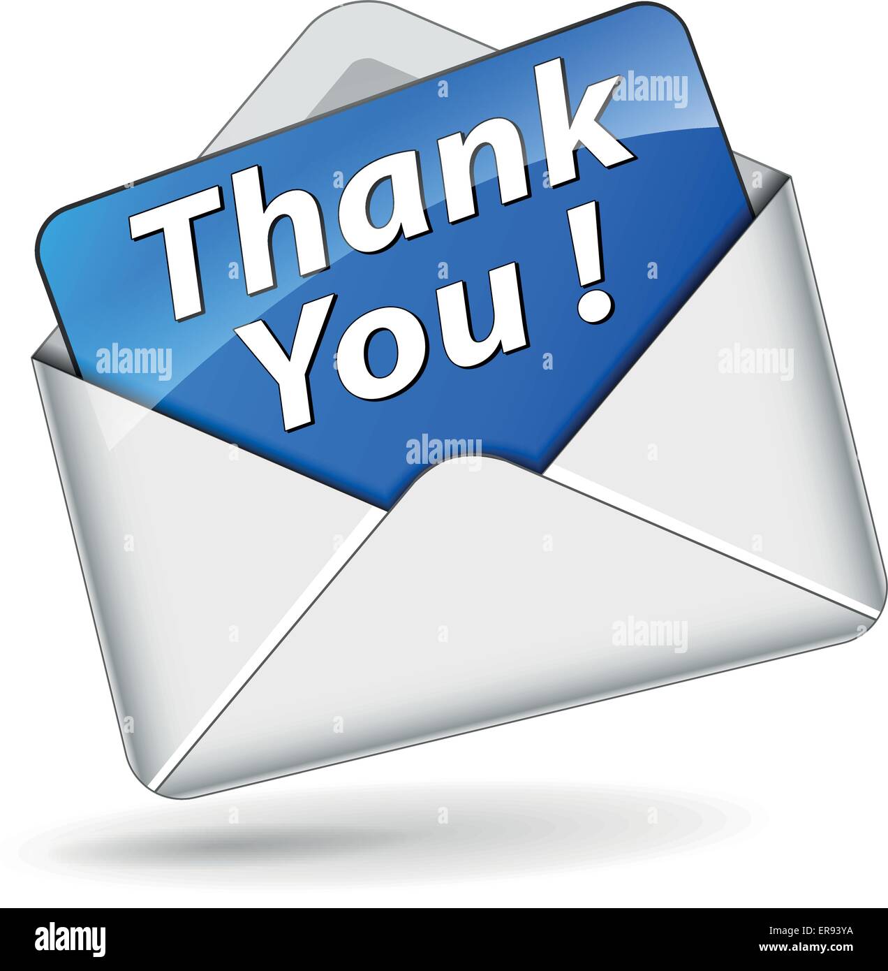 Thank you letter Banque d'images détourées - Alamy
