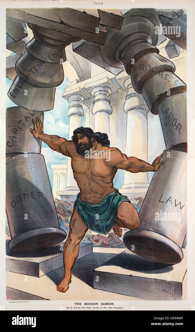 Le Samson moderne Photo Stock - Alamy