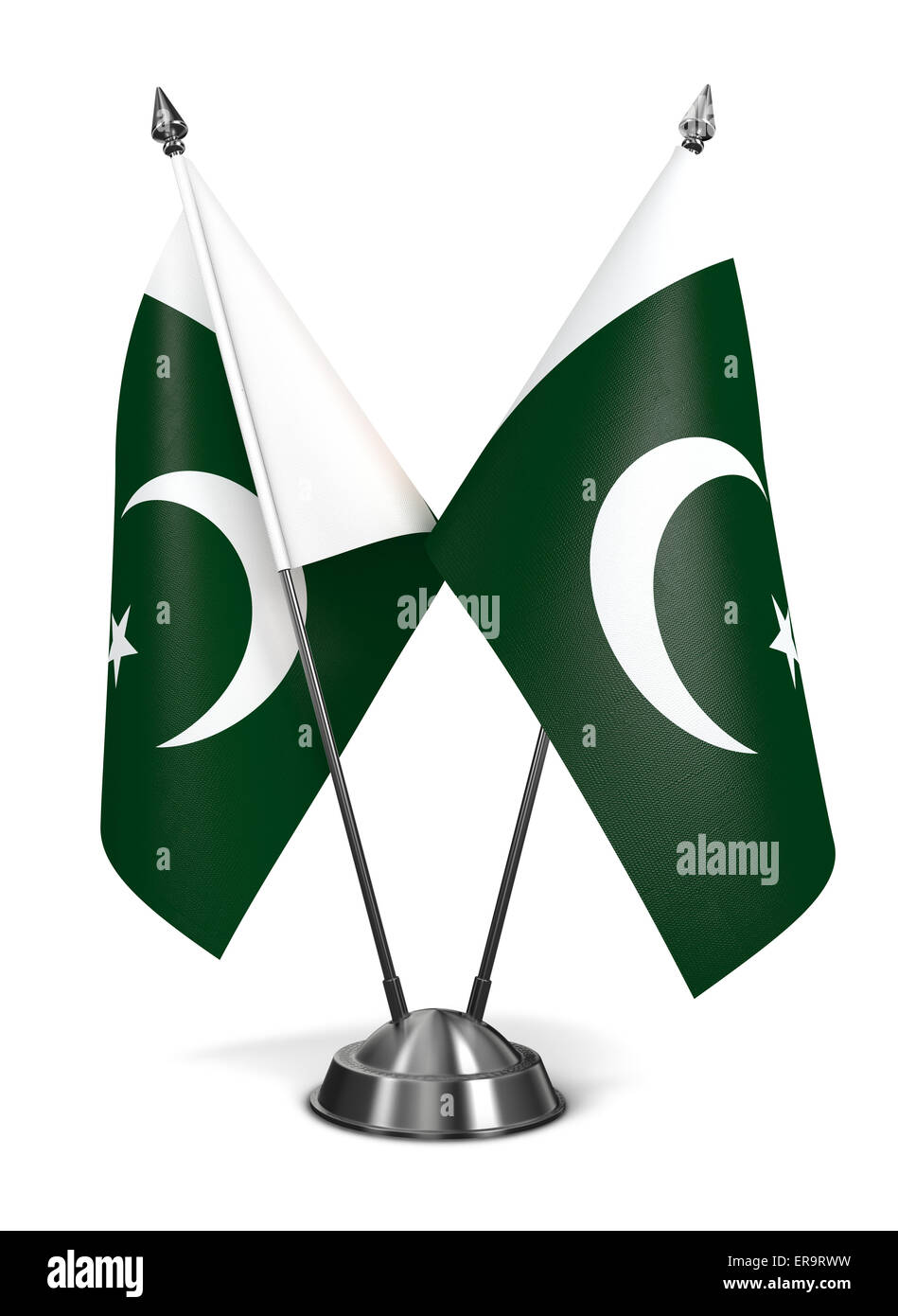 Pakistan - drapeaux miniatures isolé sur fond blanc Photo Stock - Alamy