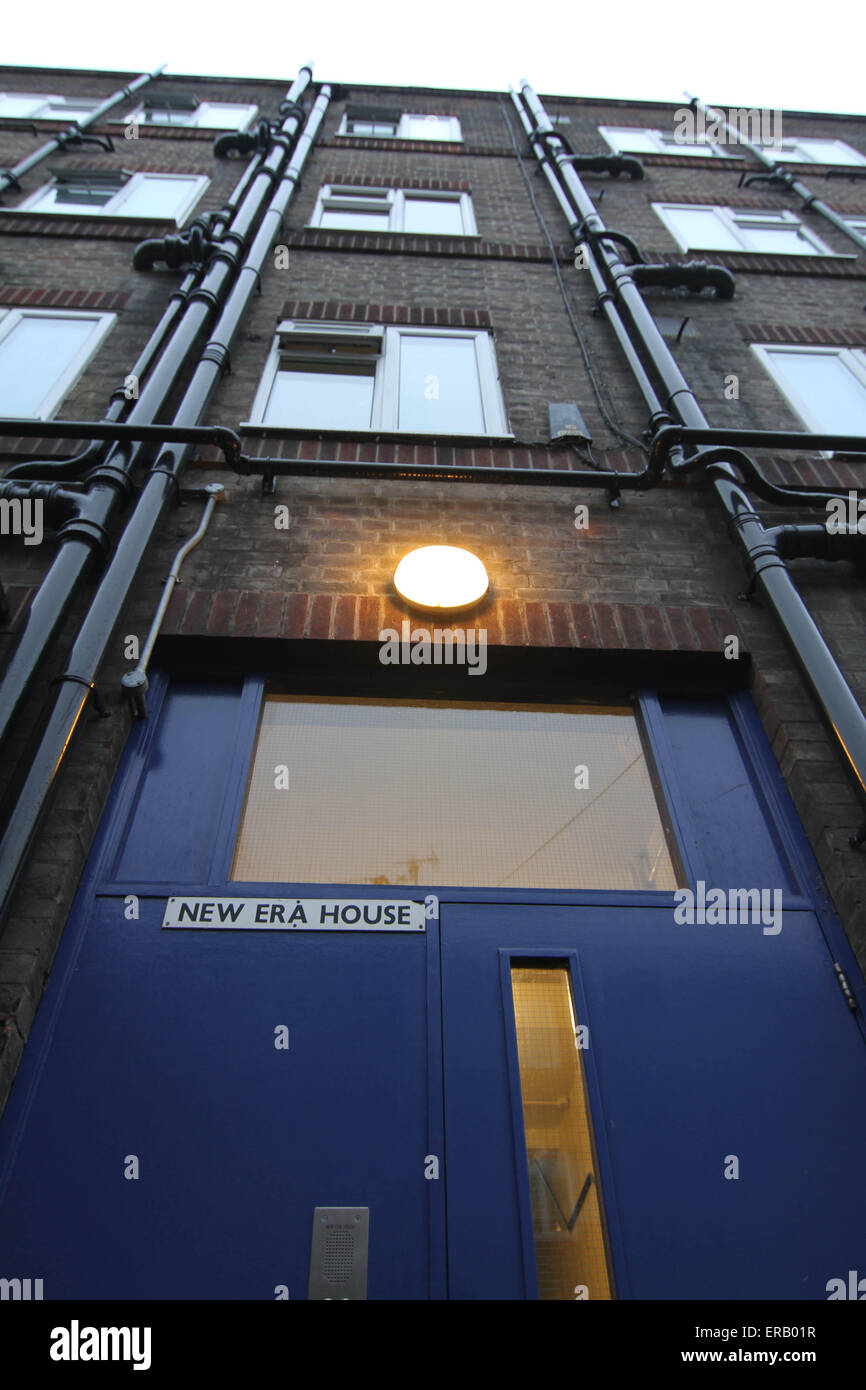 Vue générale de l'Ère Nouvelle Estate à Hoxton, East London. Edward ...