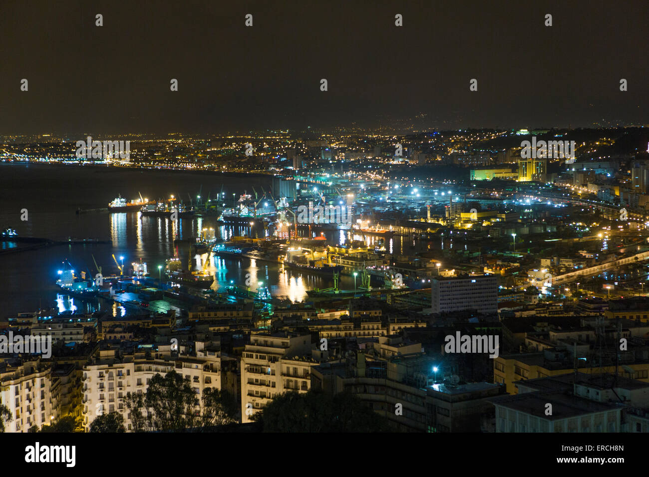 Vue sur Alger, capitale de l'Algérie Photo Stock - Alamy