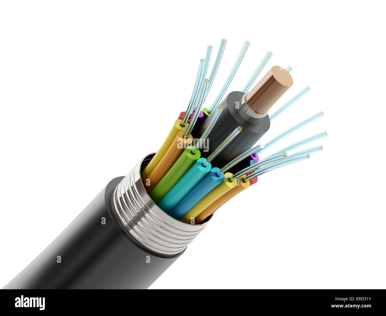 Cable optique Banque de photographies et d’images à haute résolution ...