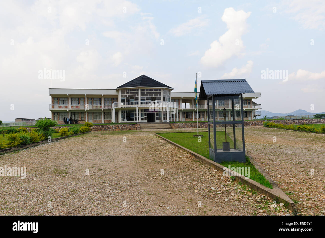 L'École technique de Murambi, maintenant connu sous le nom de Mémorial ...