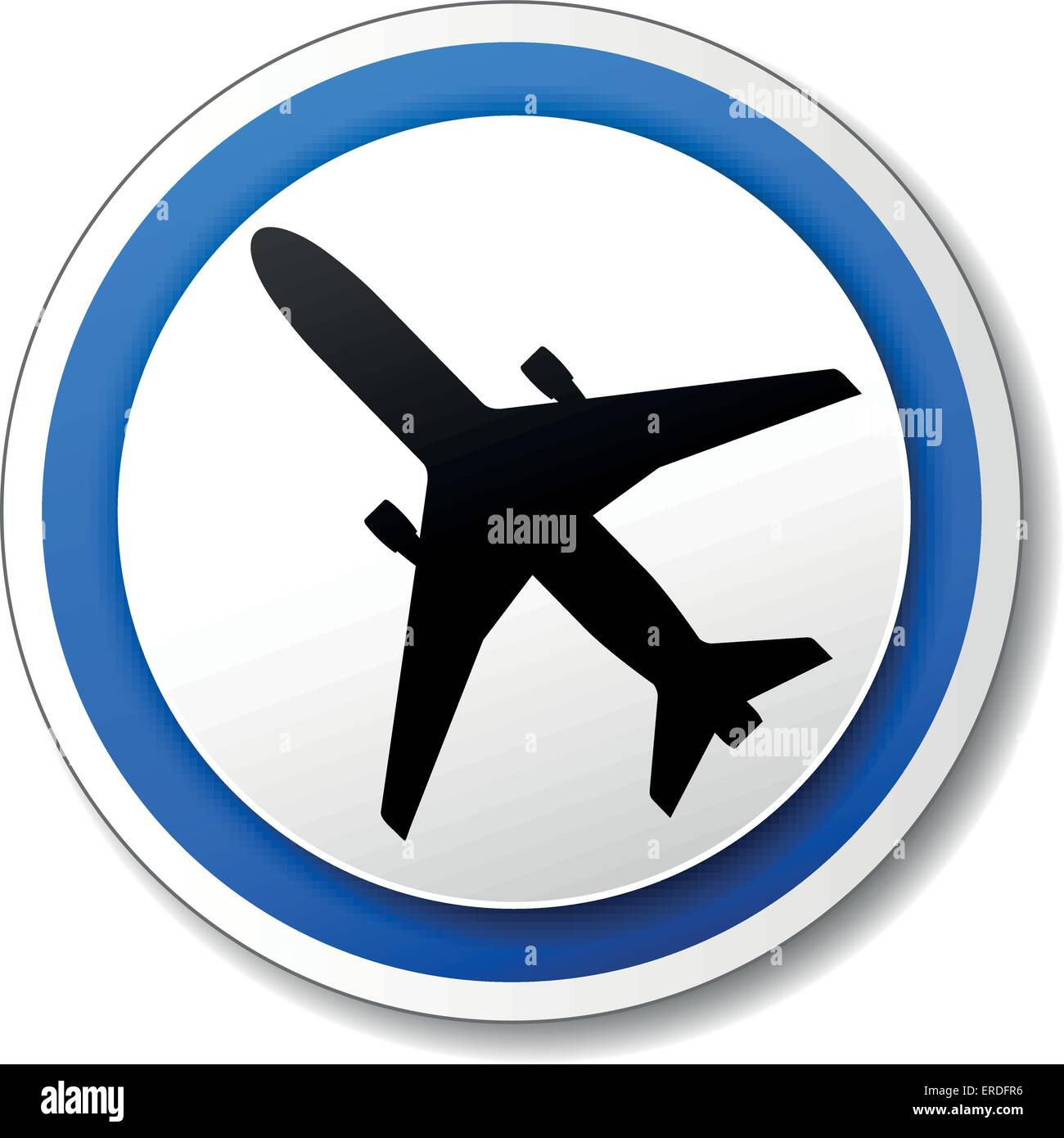 Picto airplane Banque d'images vectorielles - Alamy