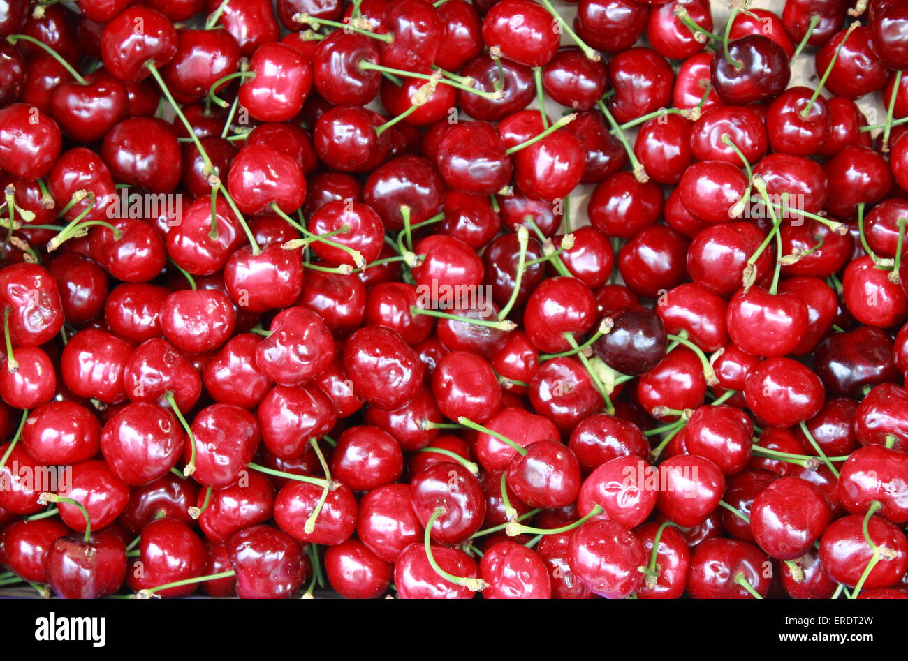 Cerises rouges Banque de photographies et d’images à haute résolution ...