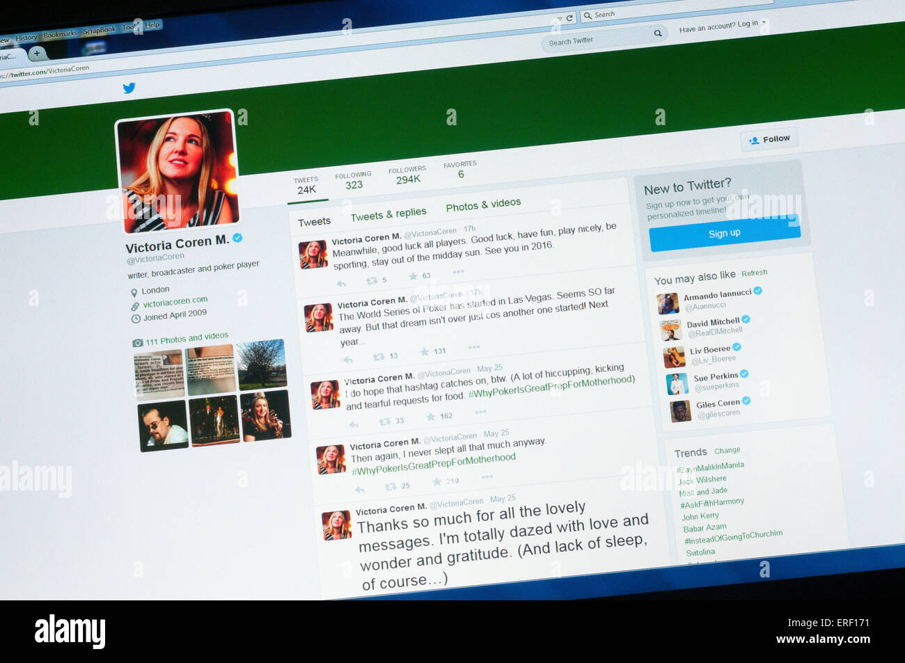 Mitchell et victoria coren Banque de photographies et d’images à haute ...