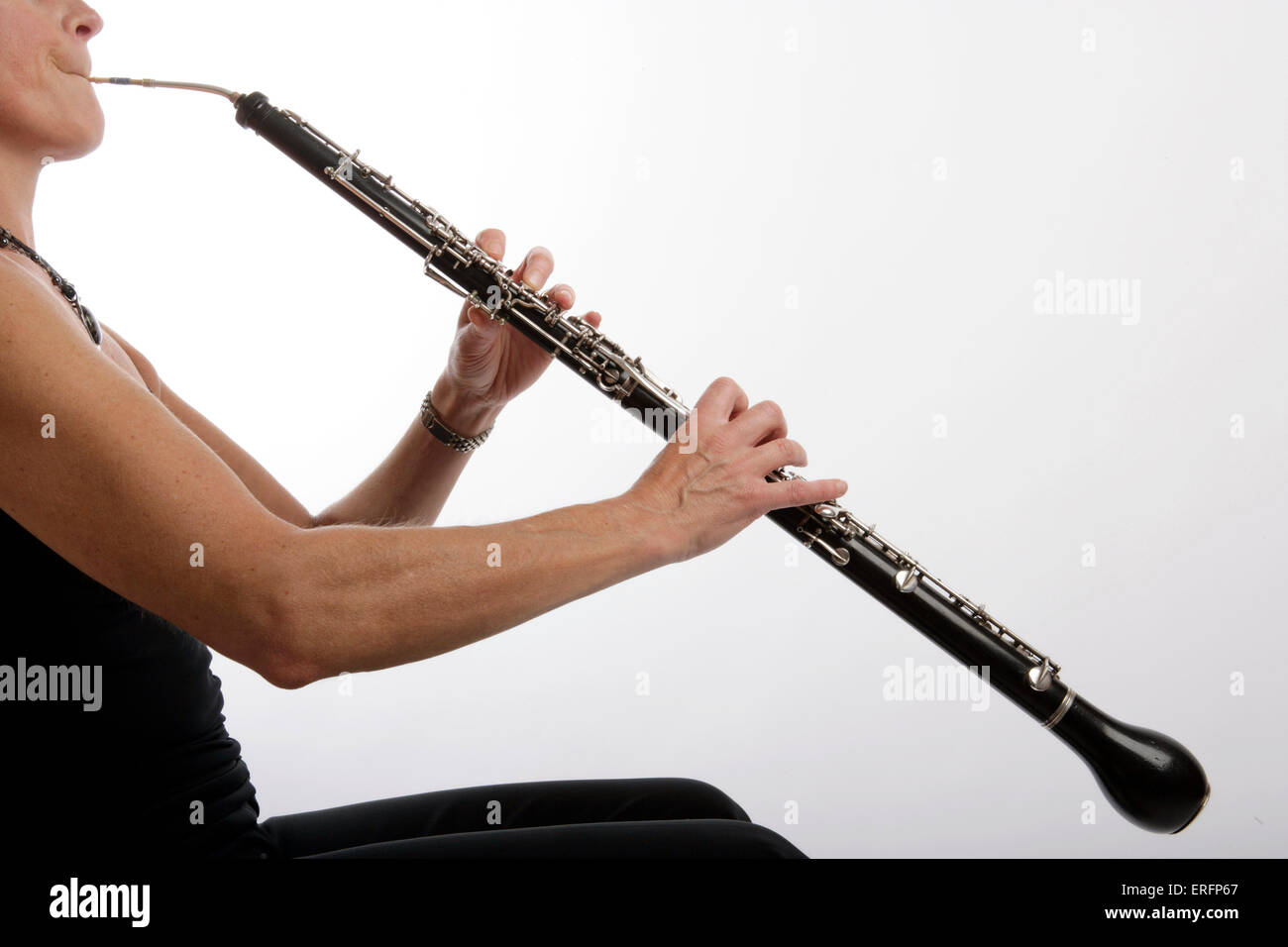 Cor Anglais en position de jeu Photo Stock - Alamy