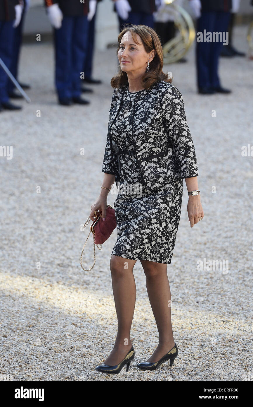 Paris, France. 2 juin, 2015. Ségolène Royal assister à un dîner de gala ...