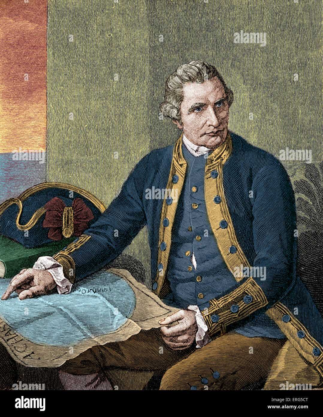 Captain james cook portrait Banque de photographies et d’images à haute ...