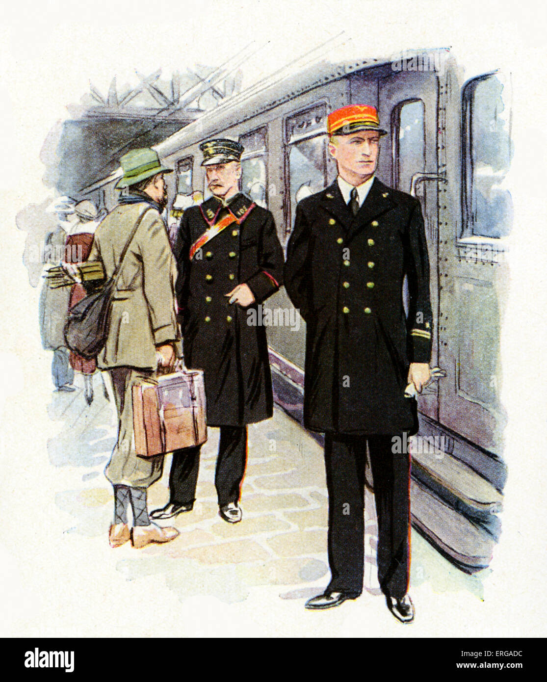 Les uniformes du personnel ferroviaire Banque de photographies et d ...