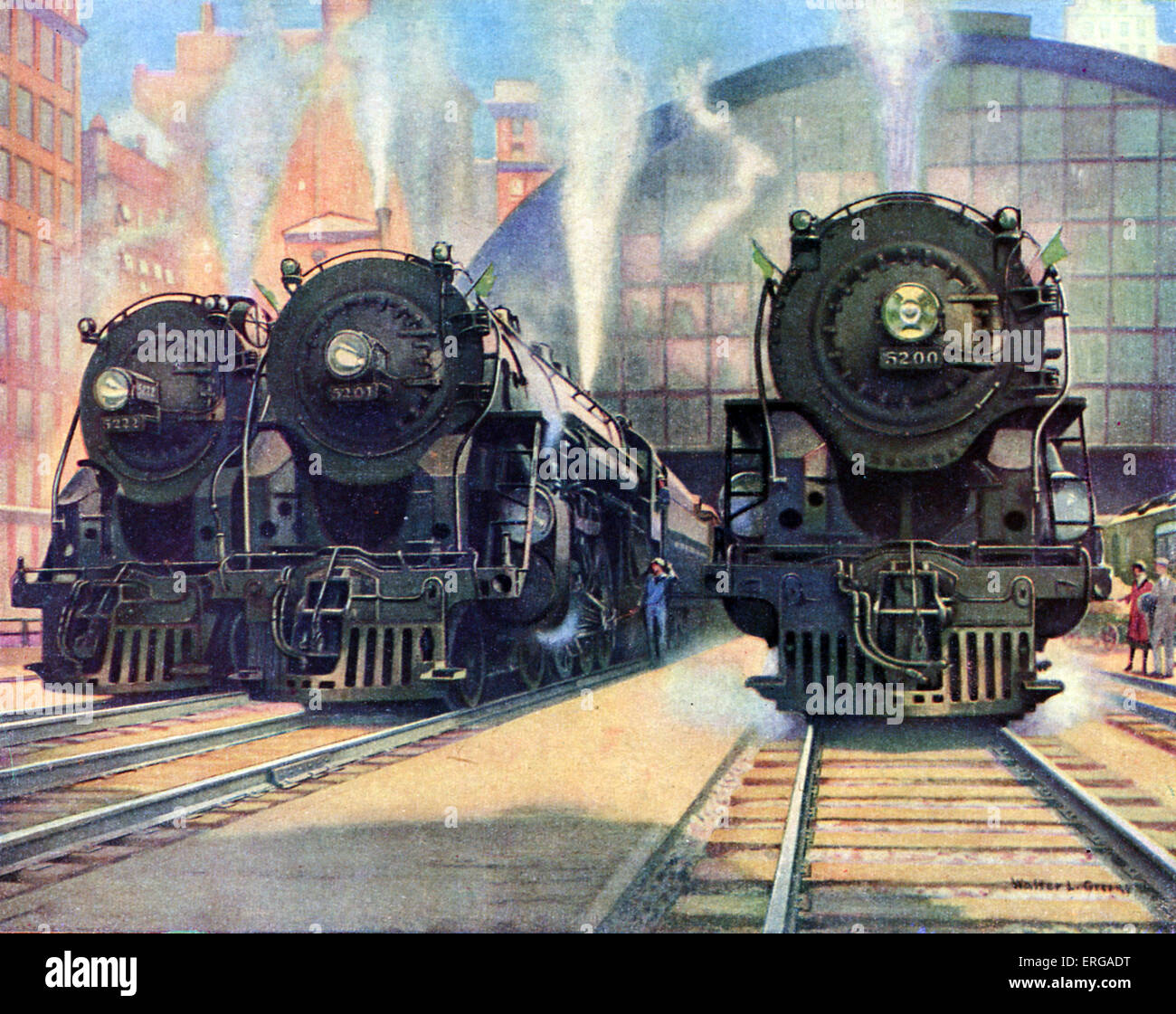 Twentieth century limited locomotive Banque de photographies et d ...