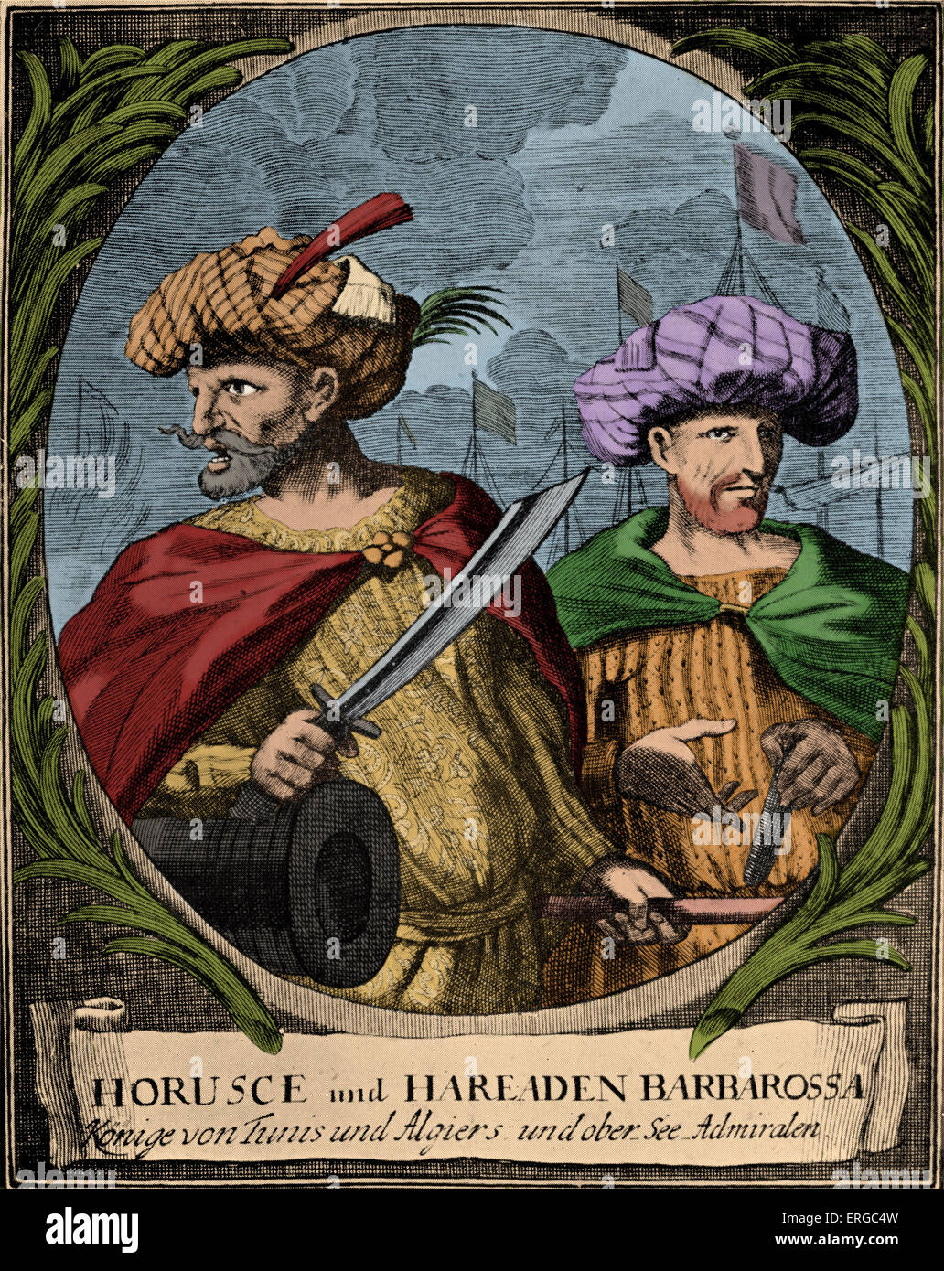 Khizr Aroutch ( Kheyr-Ed et Barberousse-Din Barberousse / Hayreddin ...
