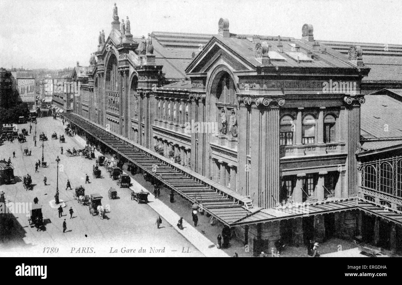 Train primeur 1900 Banque d'images noir et blanc - Alamy