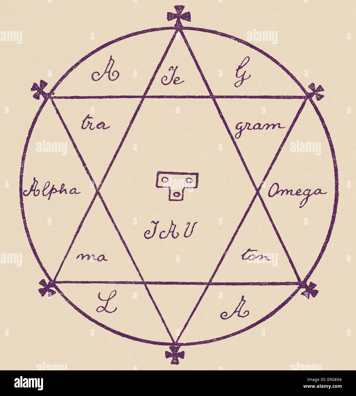 Seal of solomon symbol Banque de photographies et d’images à haute ...