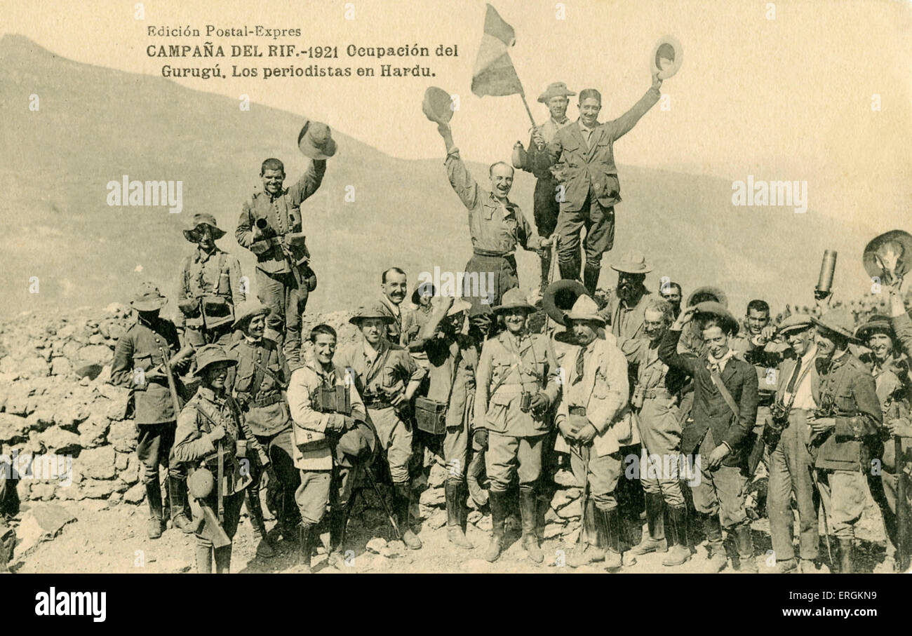 L'occupation du Mont Gurugu dans la guerre du Rif (1920-6). Mont Gurugu ...