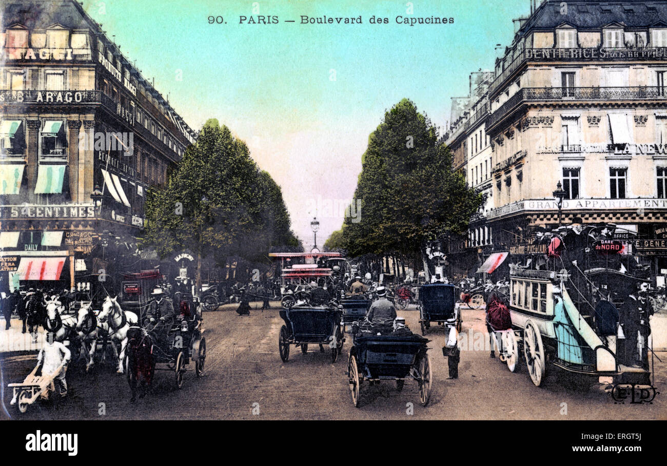 Boulevard des capucines paris Banque de photographies et d’images à ...