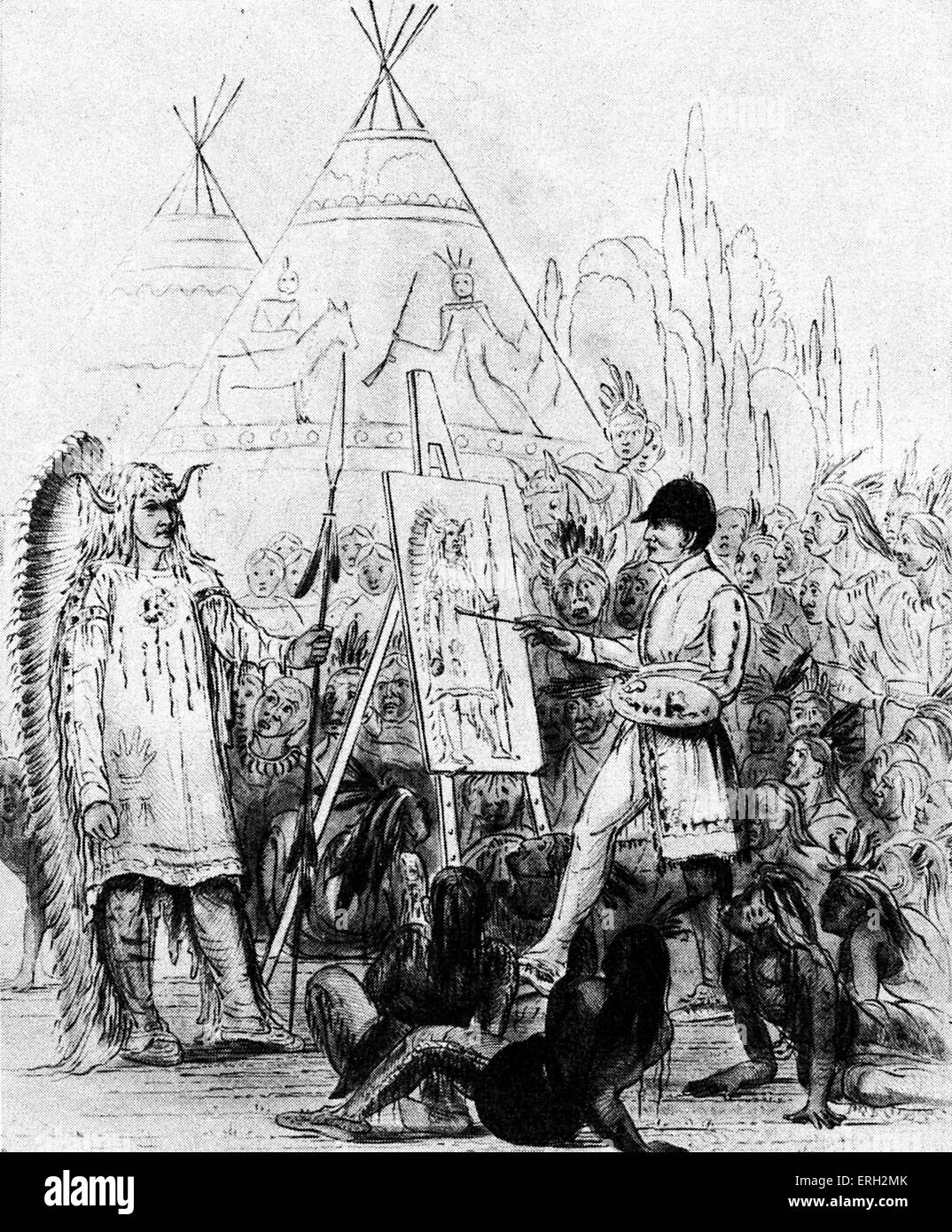 George catlin painting Banque de photographies et d’images à haute ...