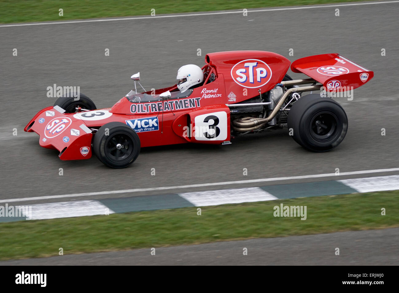Mars 1972 le Cosworth 721X fait campagne par Ronnie Peterson en ...