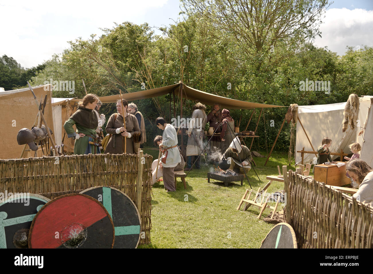 Camp viking britannique Banque de photographies et d’images à haute ...