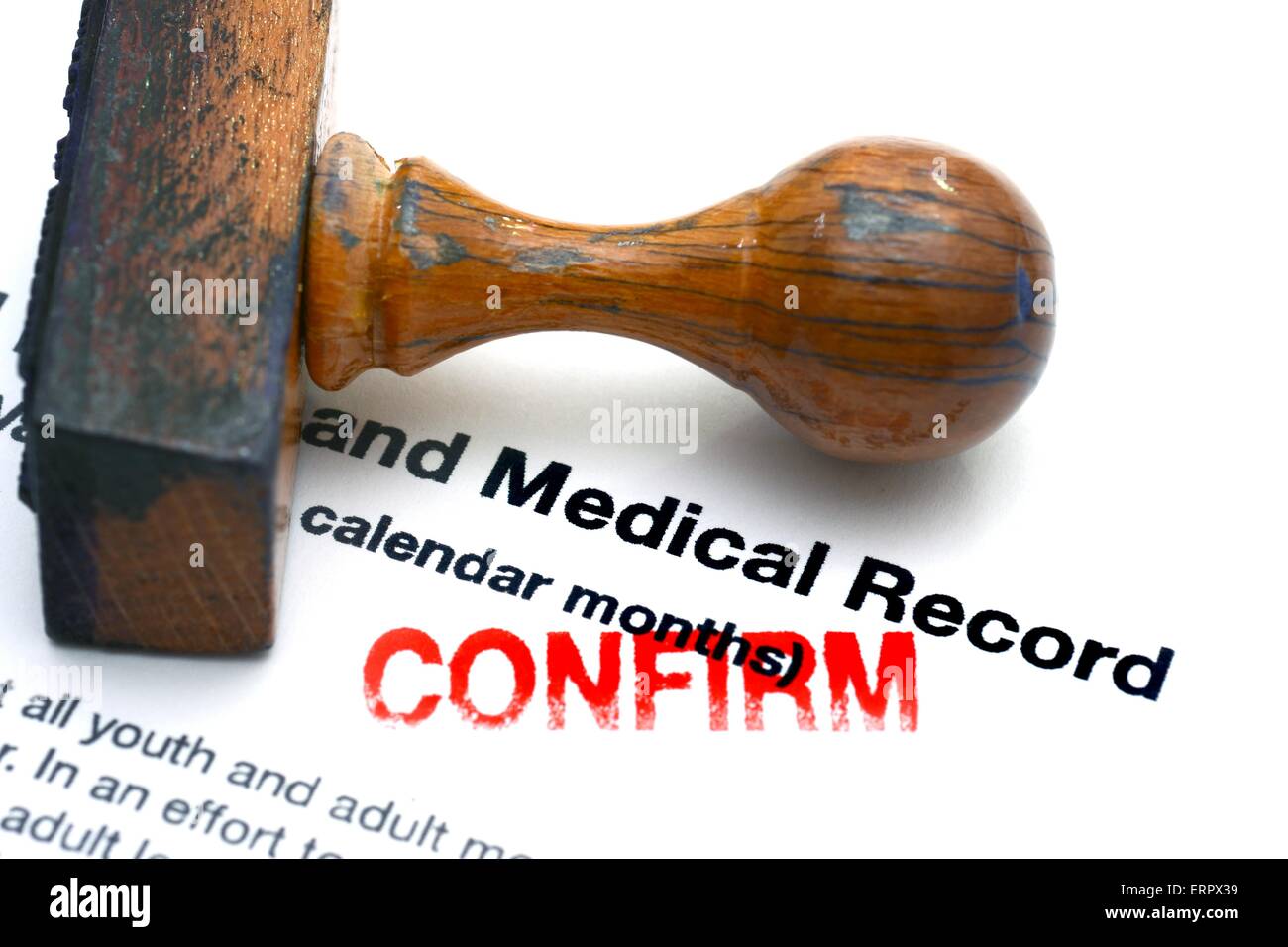 Medical record forms Banque de photographies et d’images à haute ...