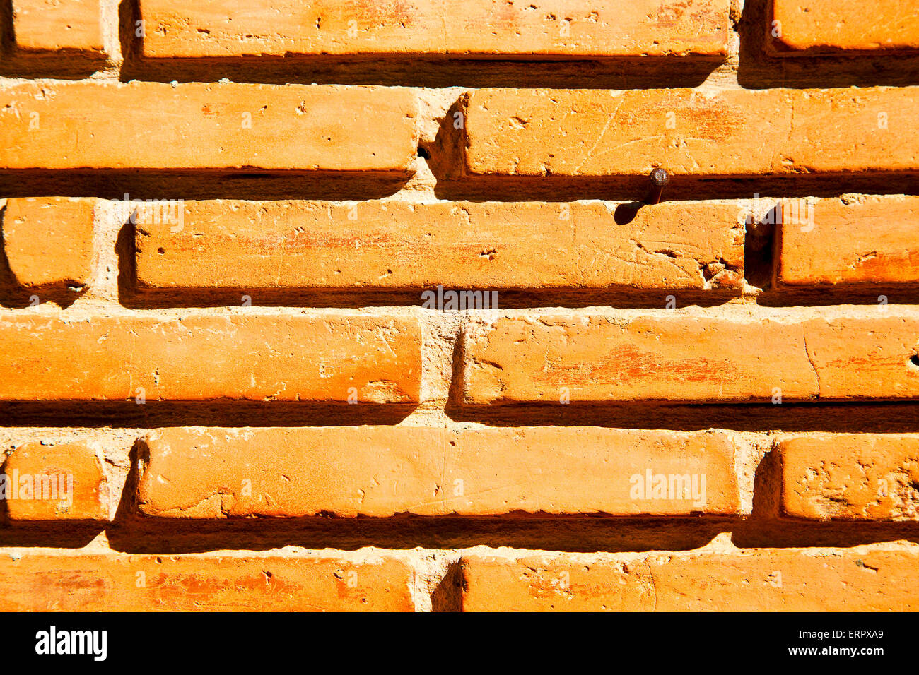 Texture mur en Afrique le Maroc la vieille brique béton construction ...