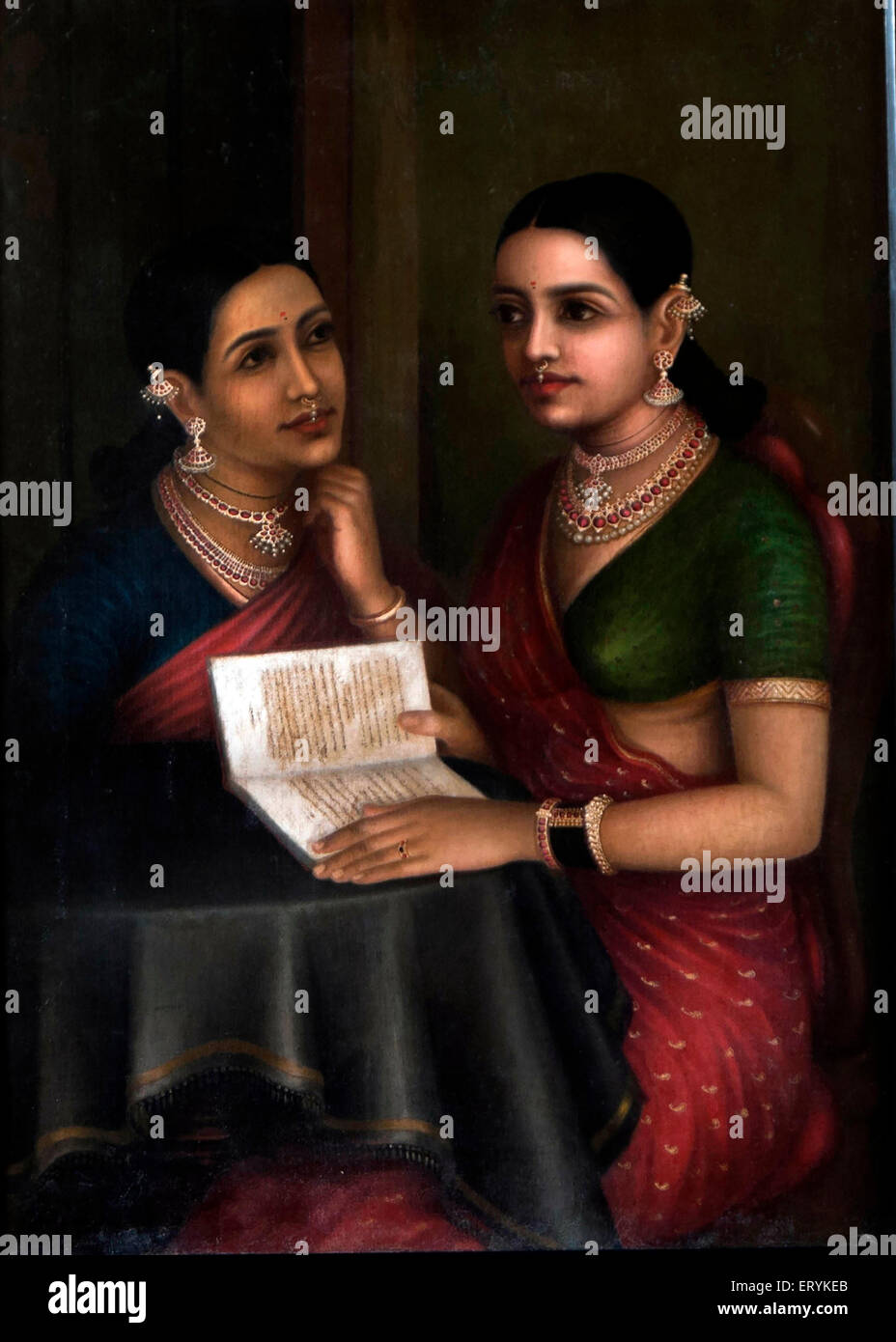 Painting raja ravi varma Banque de photographies et d’images à haute ...