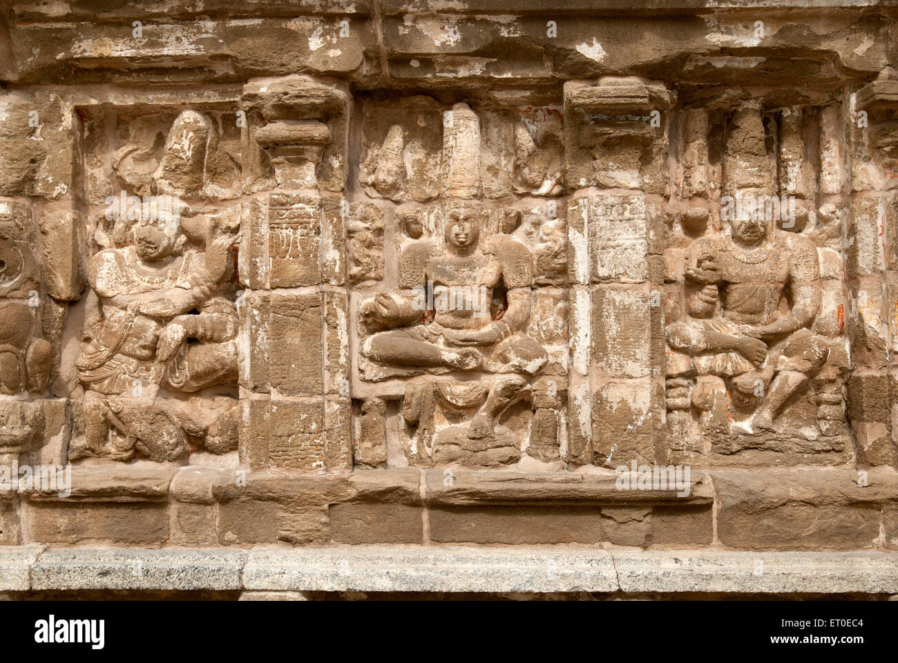 Sculptures de pierre de sable kailasanatha temple Banque de ...