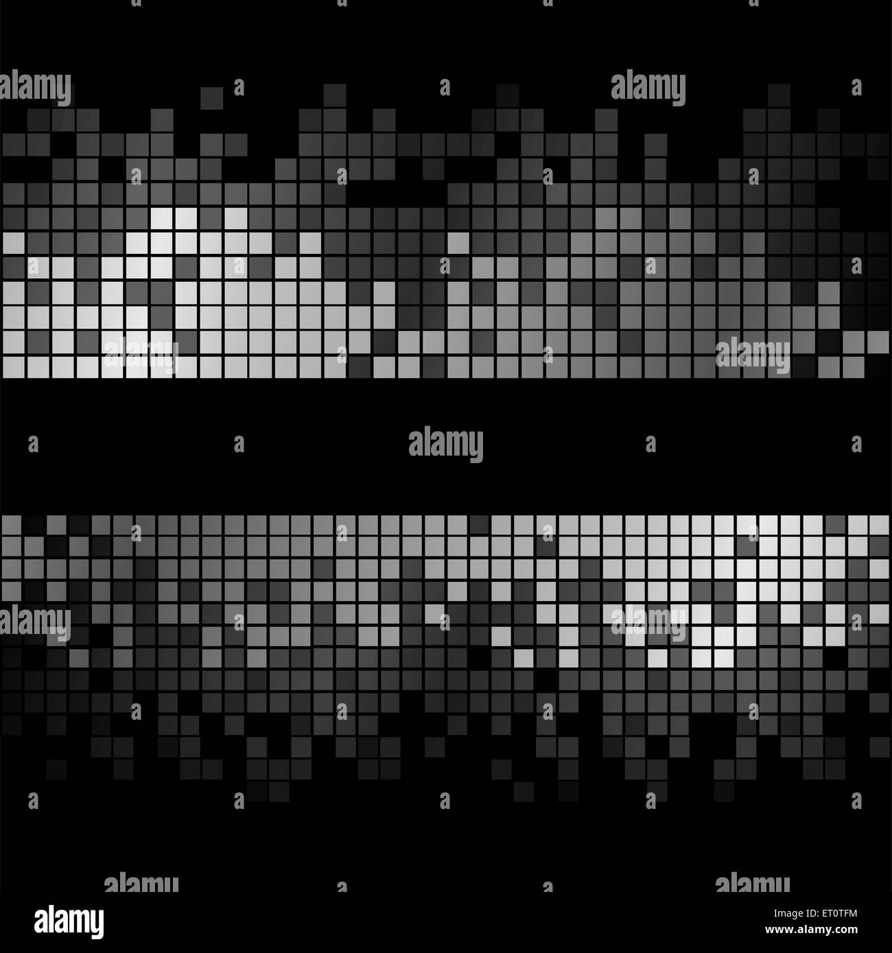 Fond de pixel art Banque d'images noir et blanc - Page 2 - Alamy