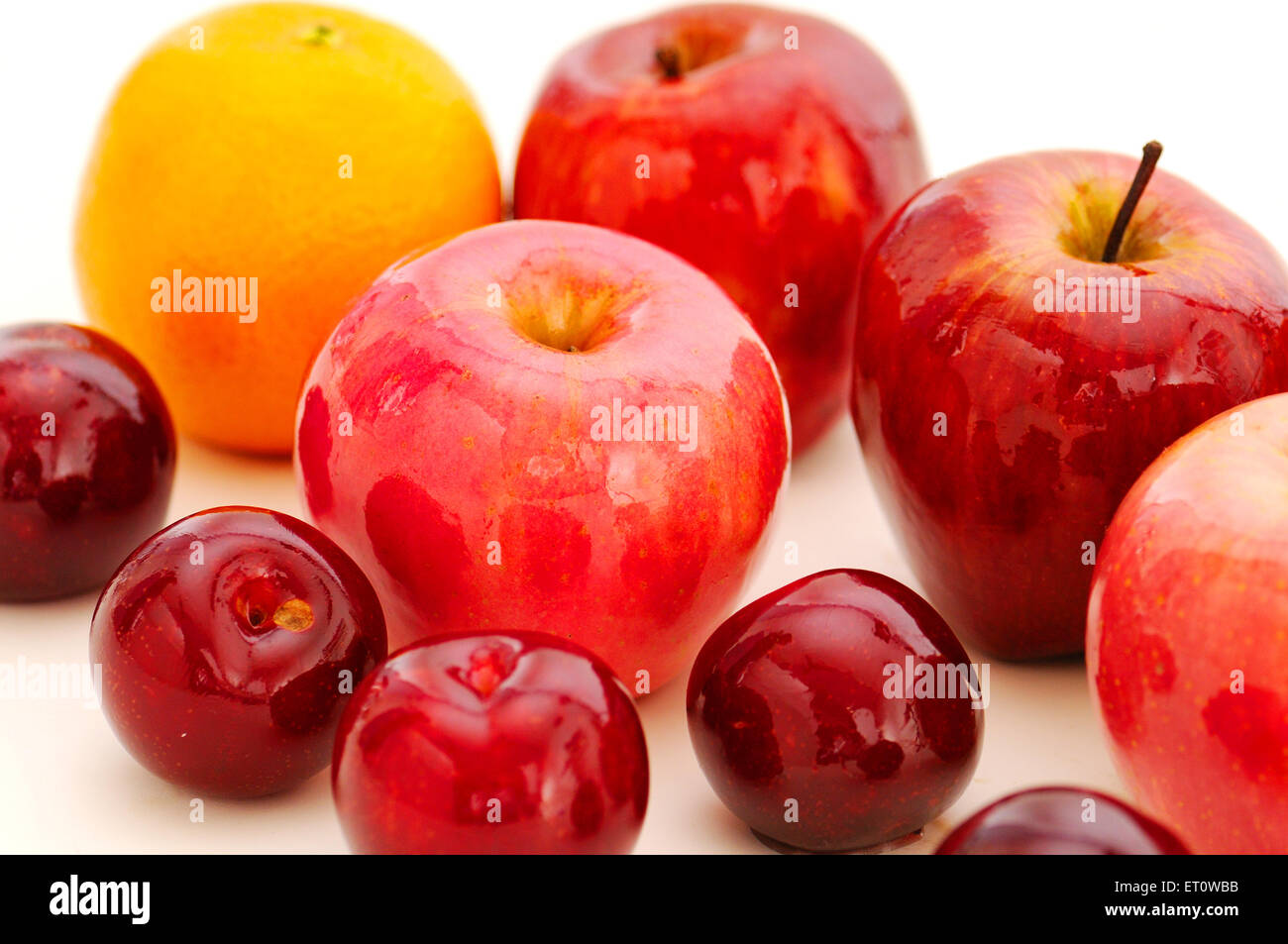 Fruits pommes oranges pomme orange Banque de photographies et d’images ...