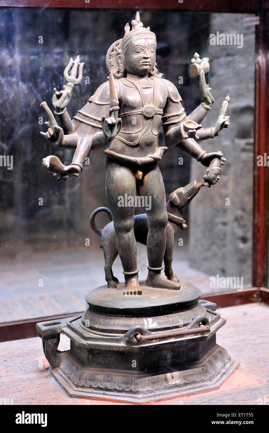 Statue de bronze de la dynastie Chola Shiva temple meenakshi à Madurai tamilnadu Inde Asie Photo ...
