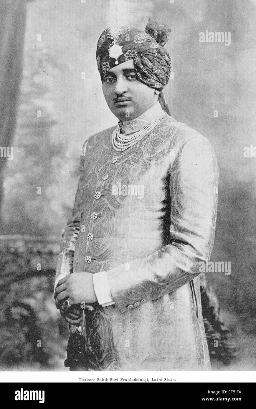 Indian prince Banque d'images noir et blanc - Alamy