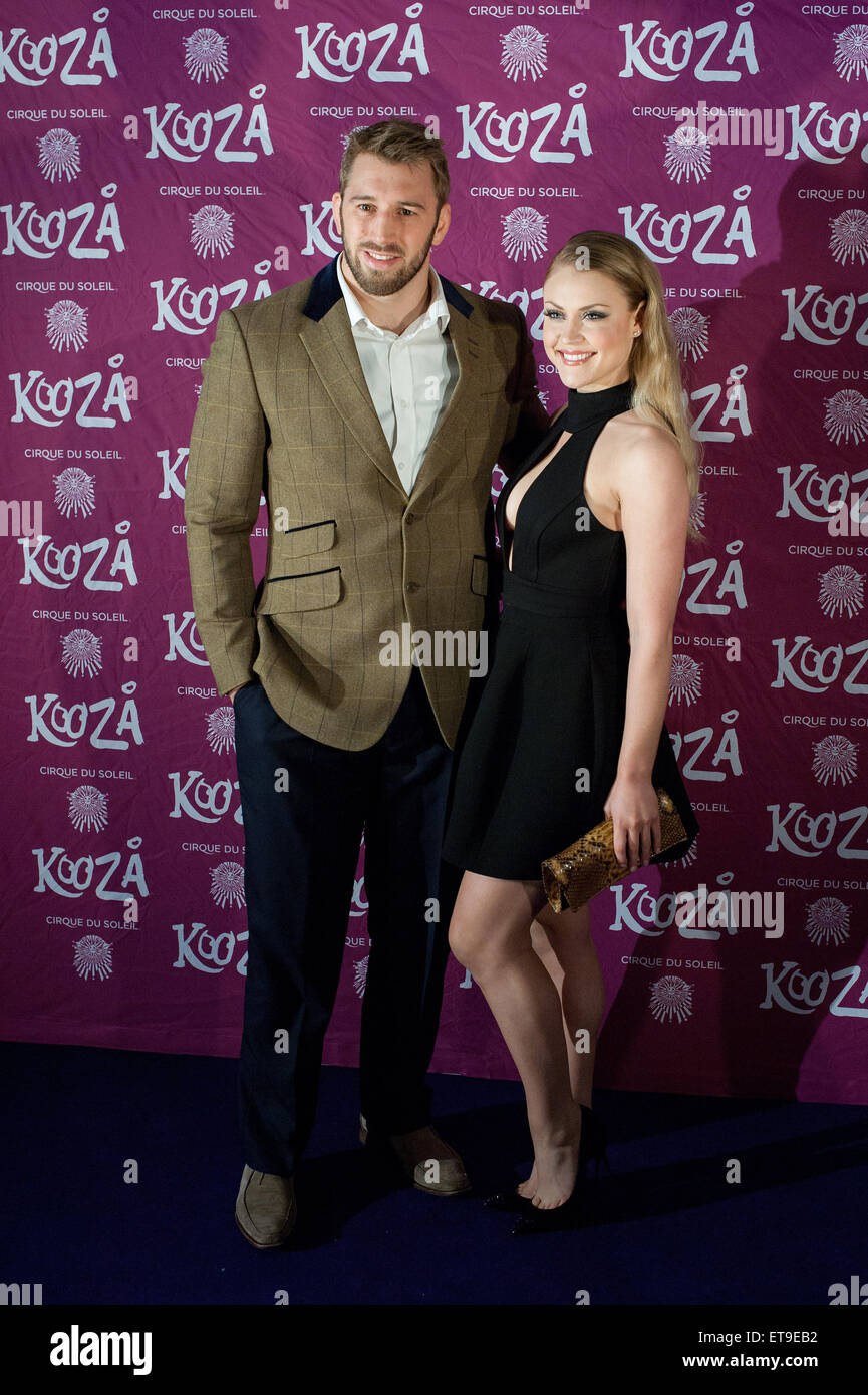 Royaume uni chris robshaw camilla kerslake cirque Banque de ...
