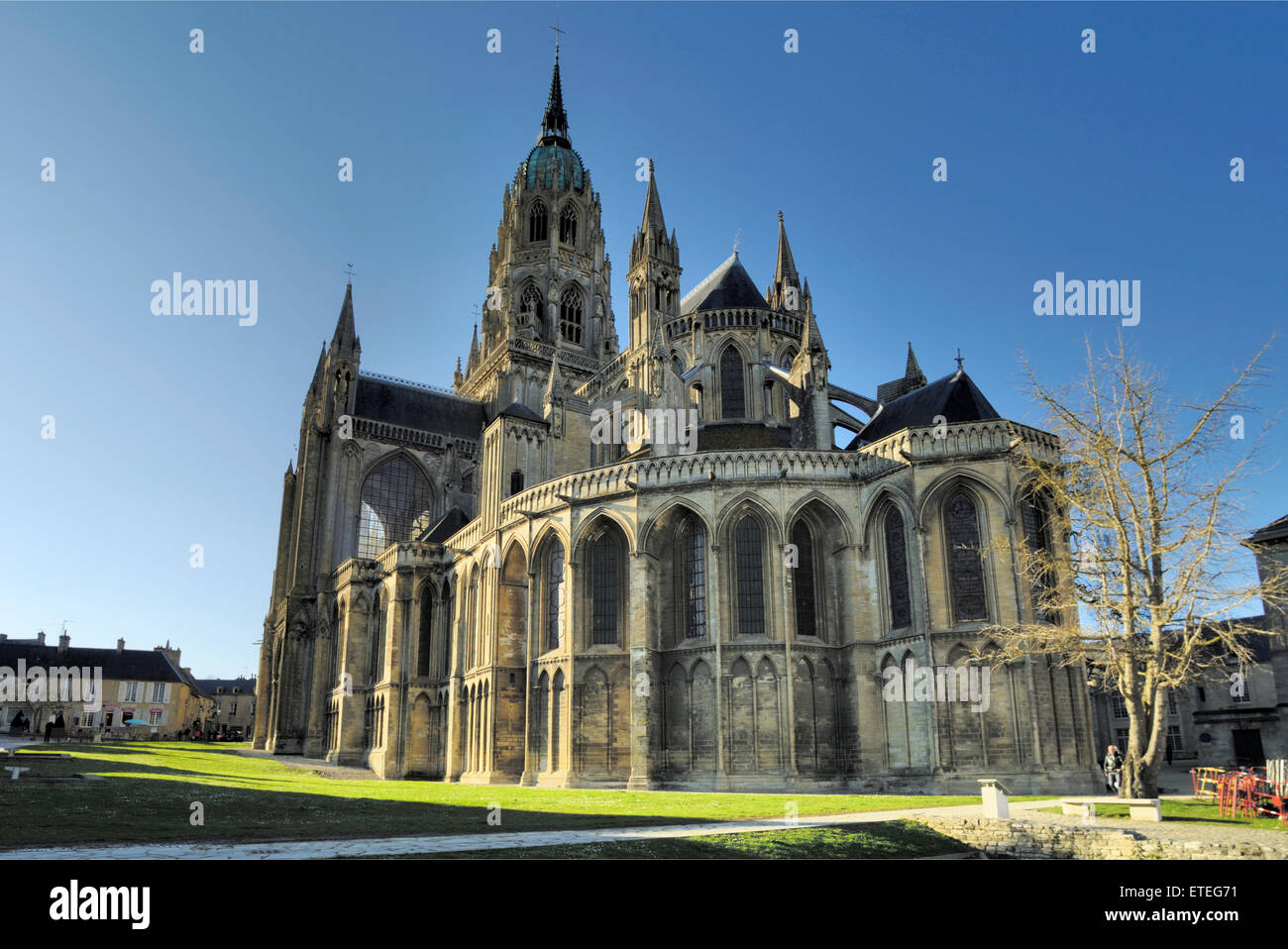 Cattedrale di bayeux normandia francia Banque de photographies et d’images à haute résolution ...