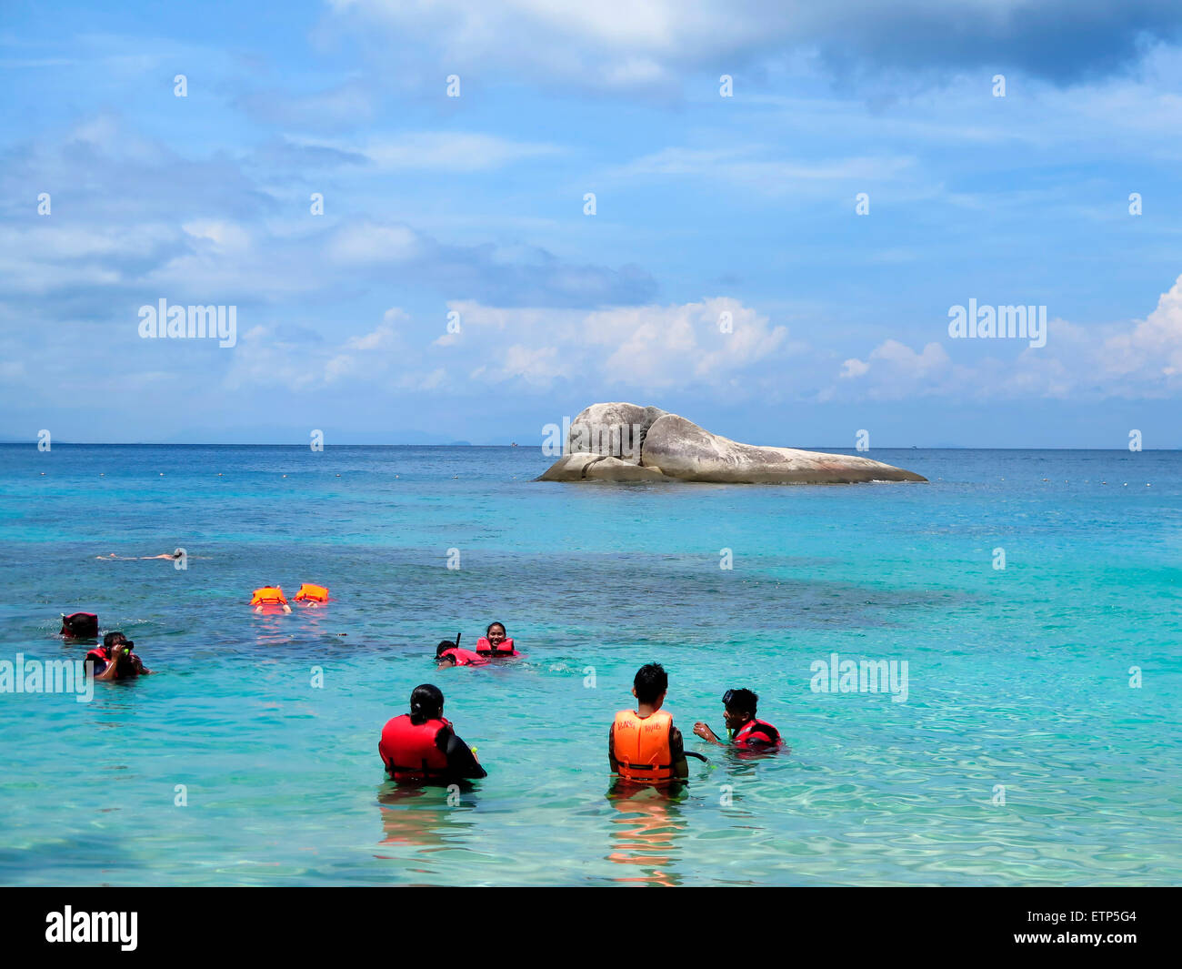 Snorkeling pulau perhentian besar perhentian Banque de photographies et ...