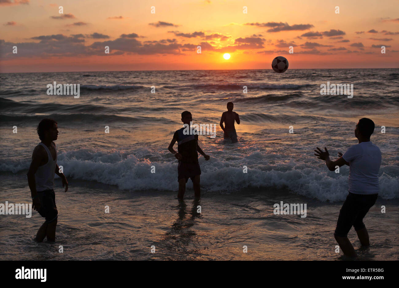 12 juin 2015 - La ville de Gaza, bande de Gaza, territoire palestinien ...