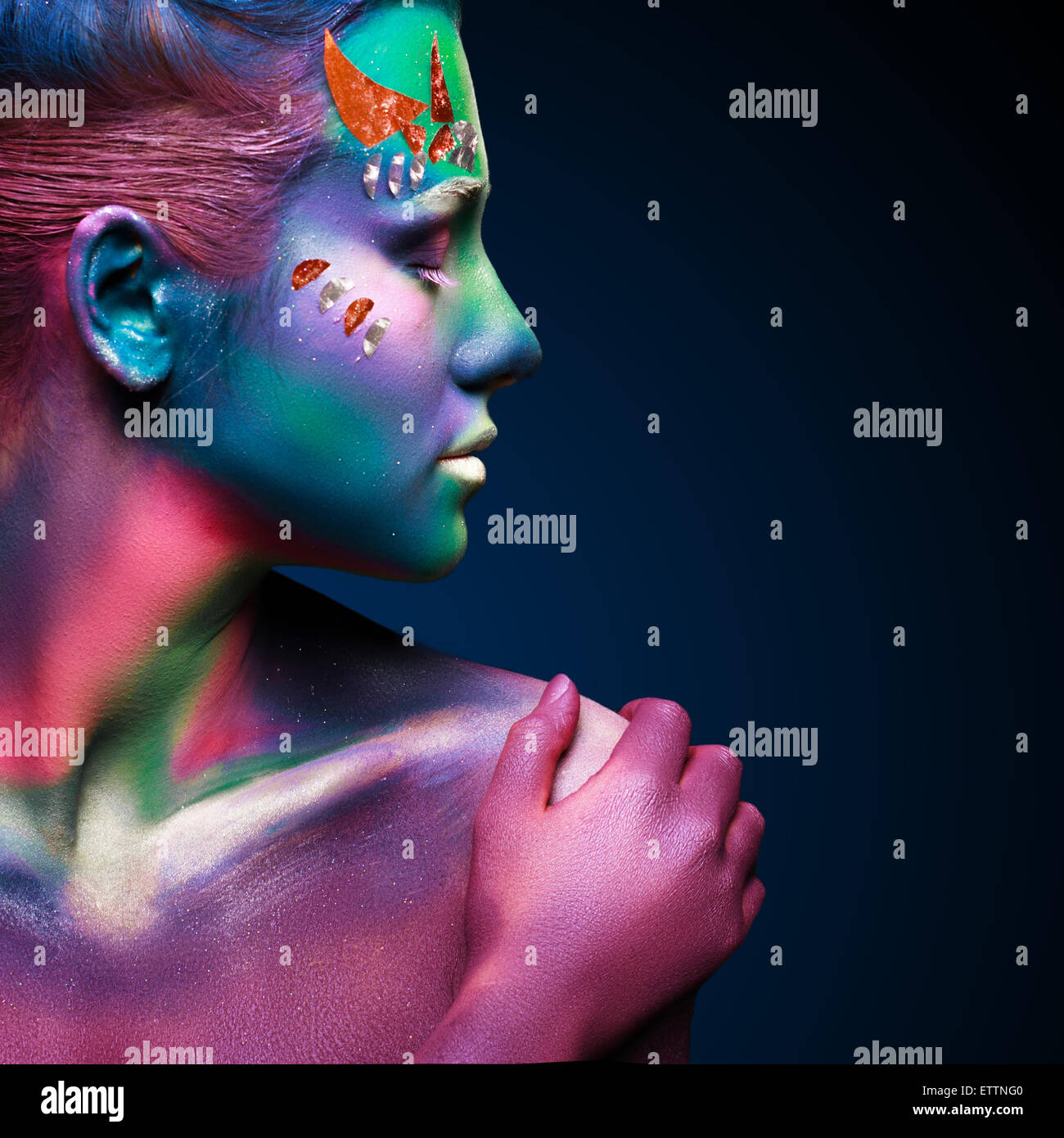 Prestigious body art Banque de photographies et d’images à haute ...