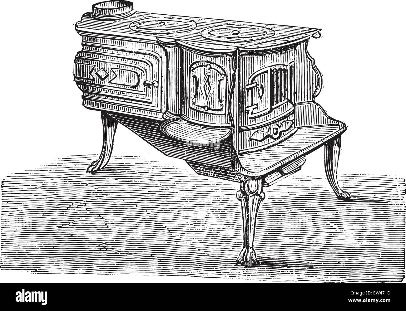 Dessin au four Banque d'images vectorielles - Alamy