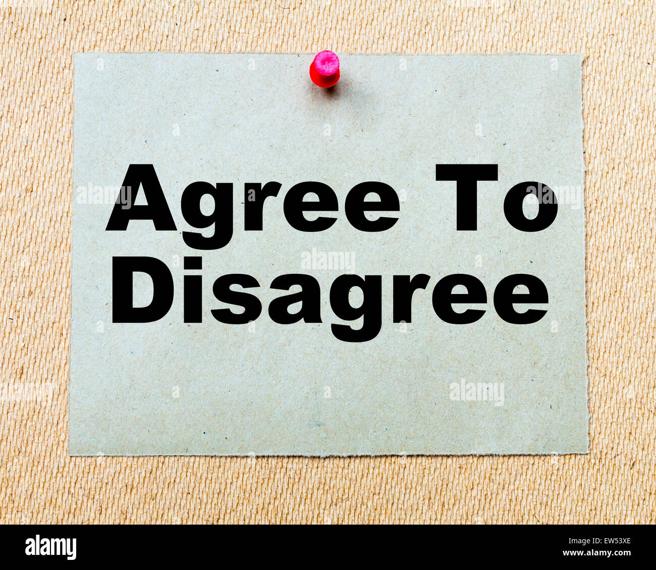 Pas d'accord Banque de photographies et d’images à haute résolution - Alamy