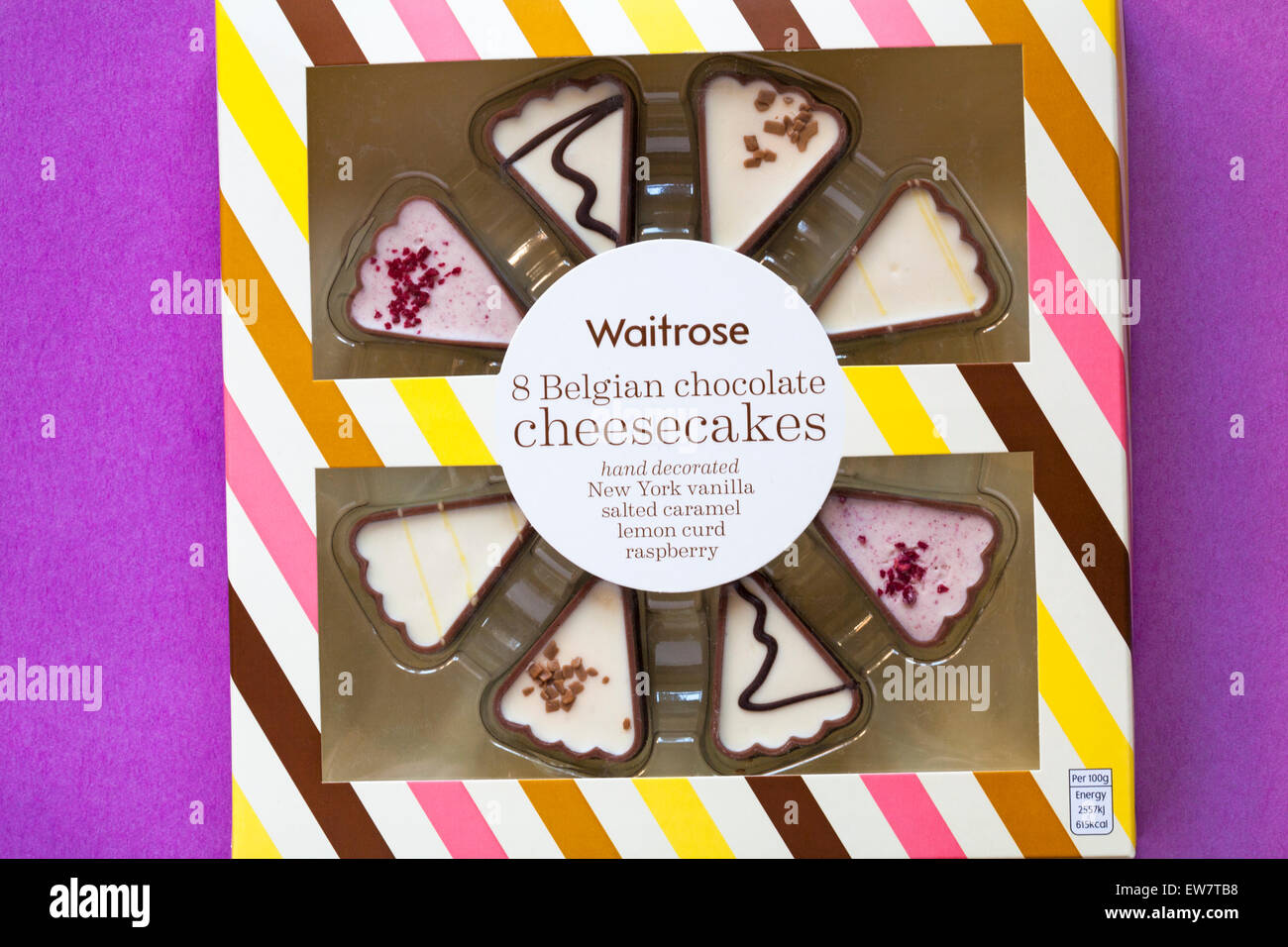 Waitrose cheesecake au chocolat belge Banque de photographies et d ...
