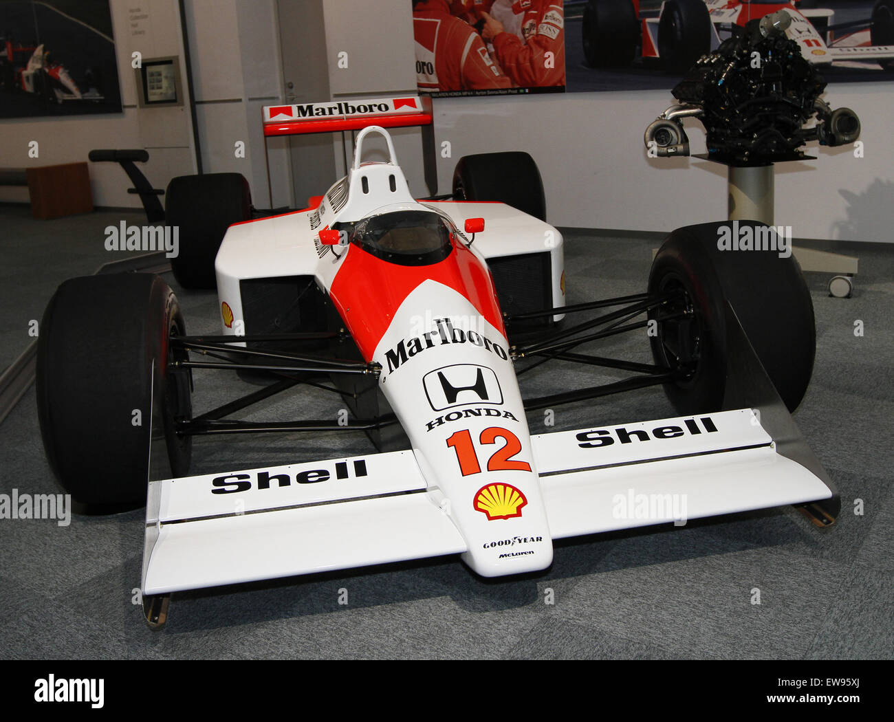 Mclaren mp4 4 honda engine honda Banque de photographies et d’images à ...