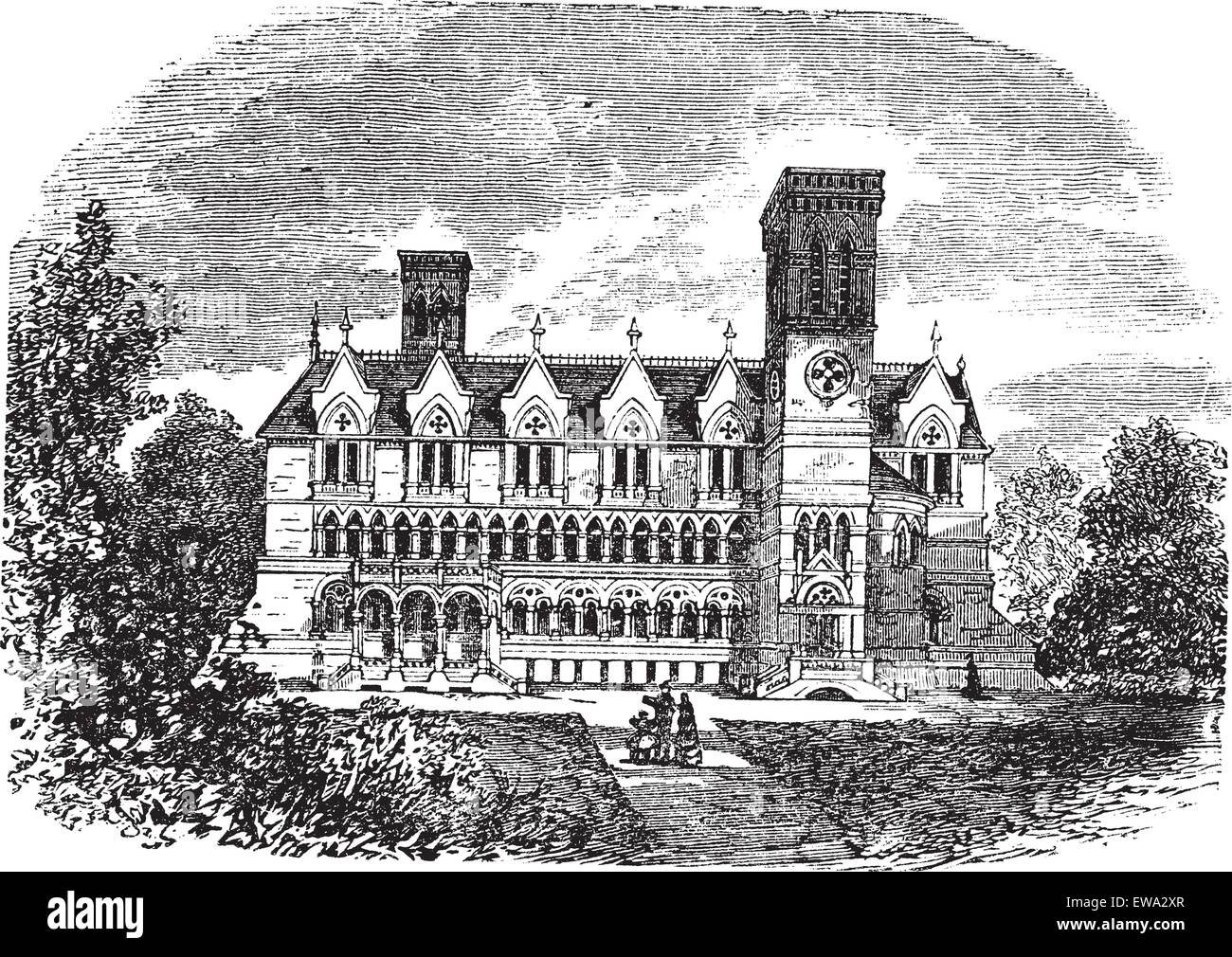 Academic drawing architecture Banque d'images vectorielles - Alamy