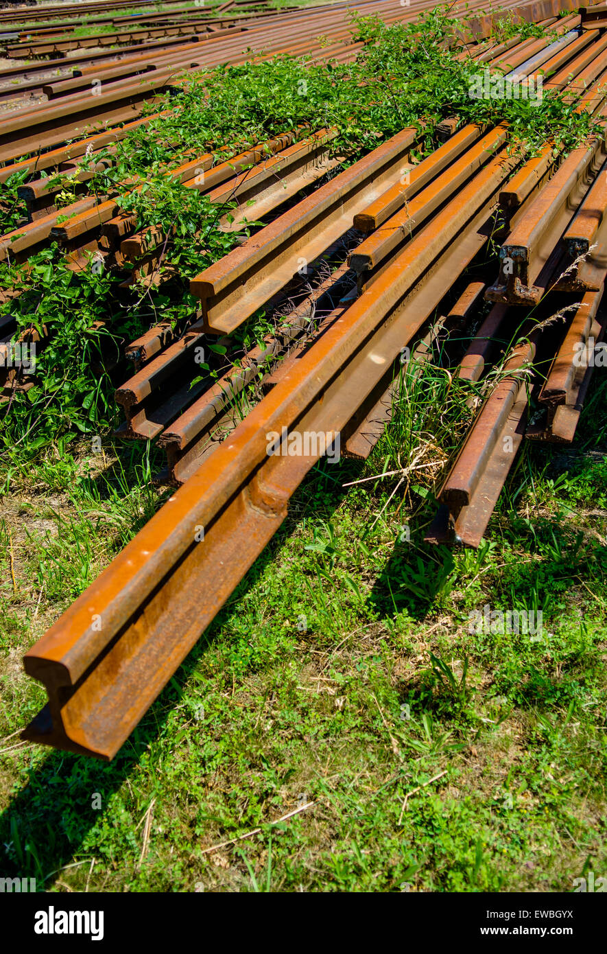 Vieux rails Banque de photographies et d’images à haute résolution - Alamy