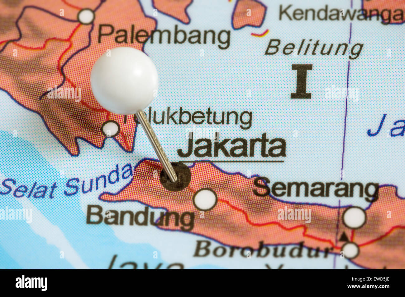 Jakarta map Banque de photographies et d’images à haute résolution - Alamy
