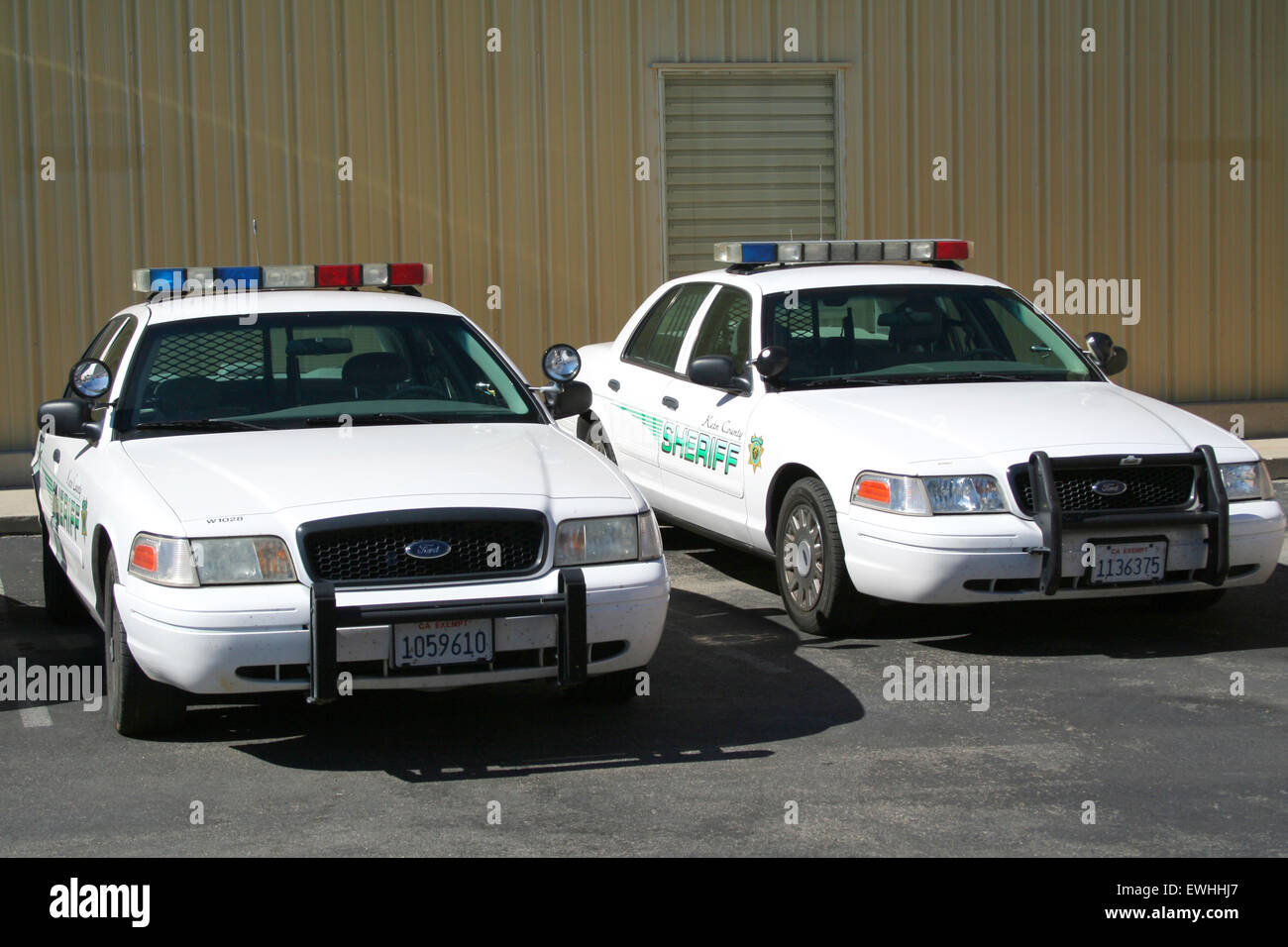 American sheriff police car interceptor Banque de photographies et d ...