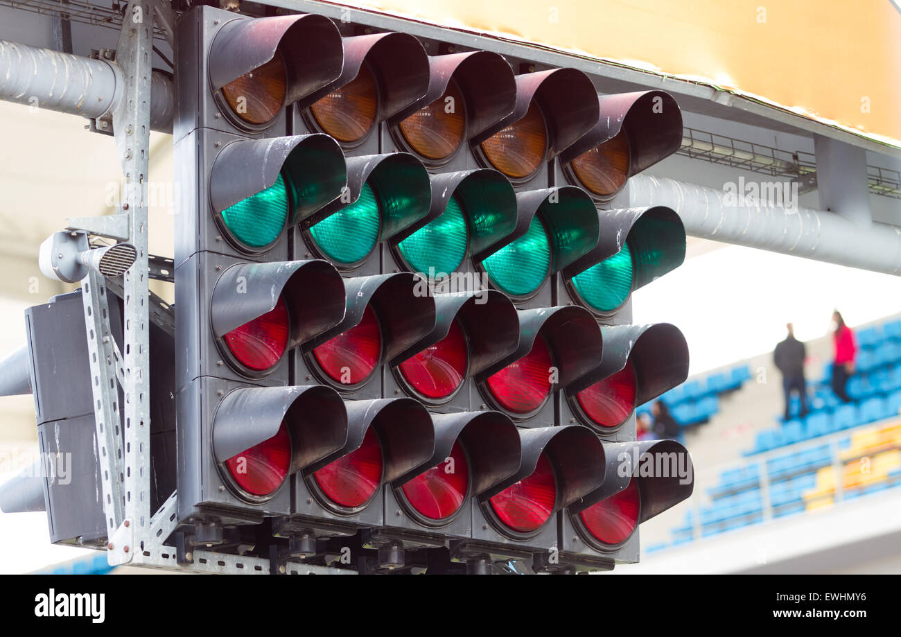 Formula one race start lights Banque de photographies et d’images à ...