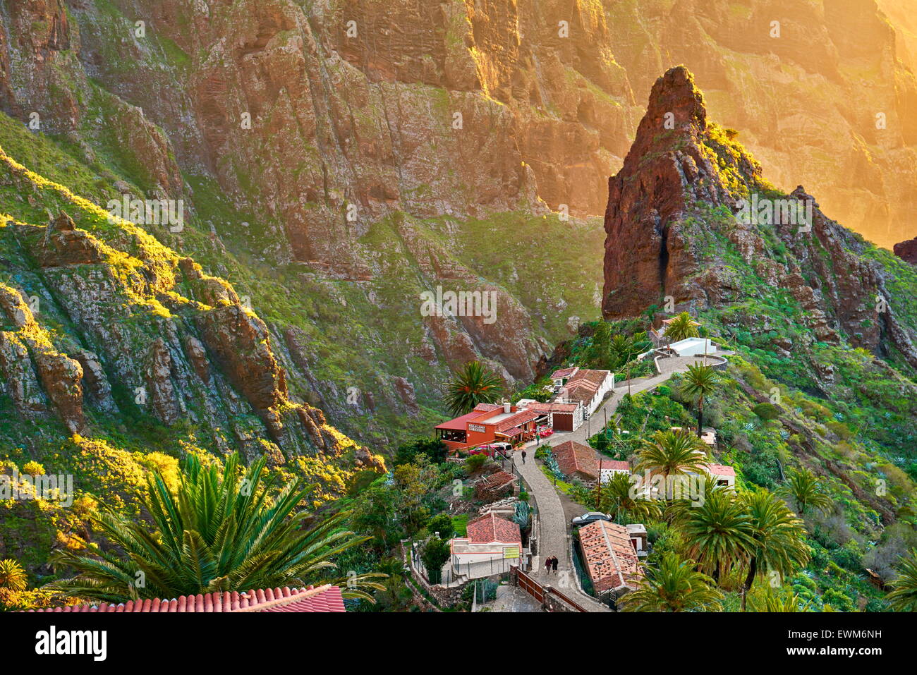 Village de Masca, Tenerife, Canaries, Espagne Photo Stock - Alamy