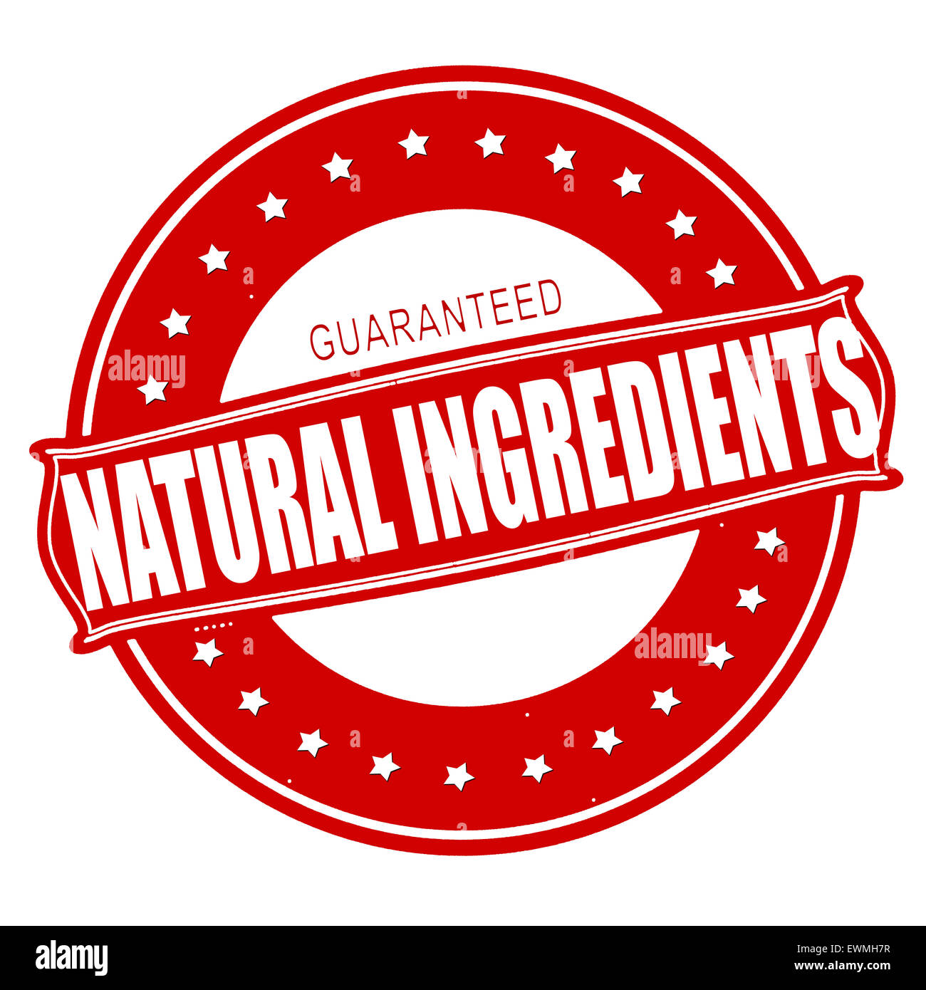 Natural ingredients stamp Banque de photographies et d’images à haute ...