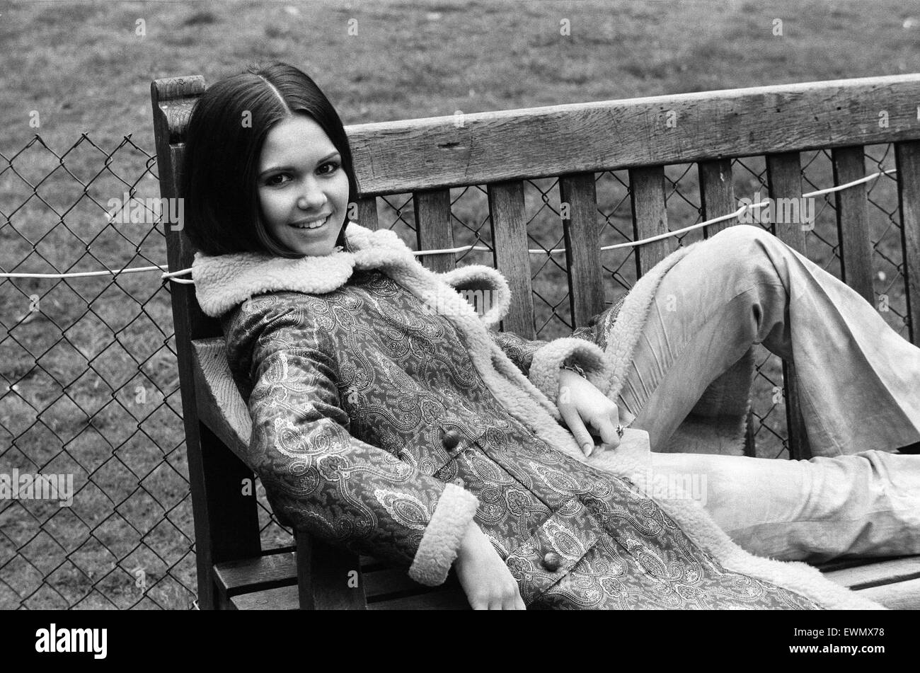 Chanteuse française, Anne-Marie David, vainqueur de l'Eurovision 1973 ...